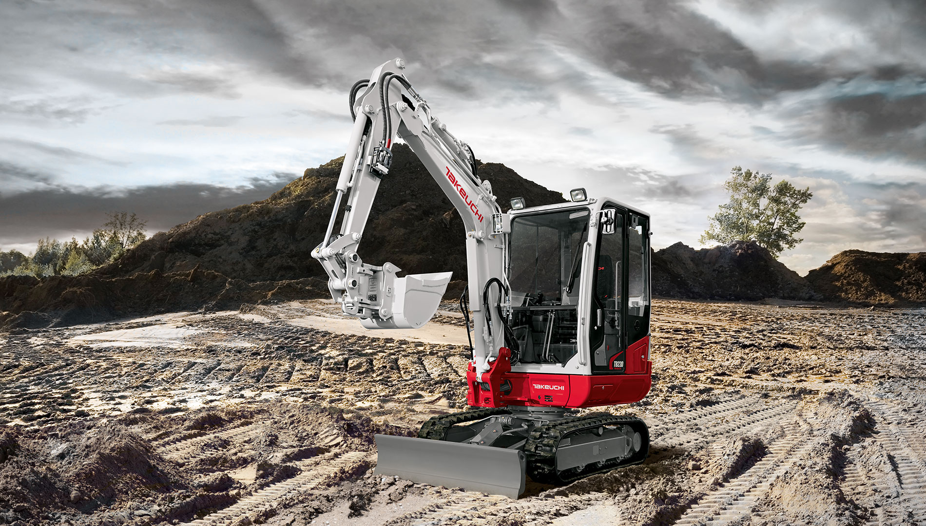 Takeuchi Kompaktbagger TB 230 kaufen – Baumaschinen - Leinweber Landtechnik